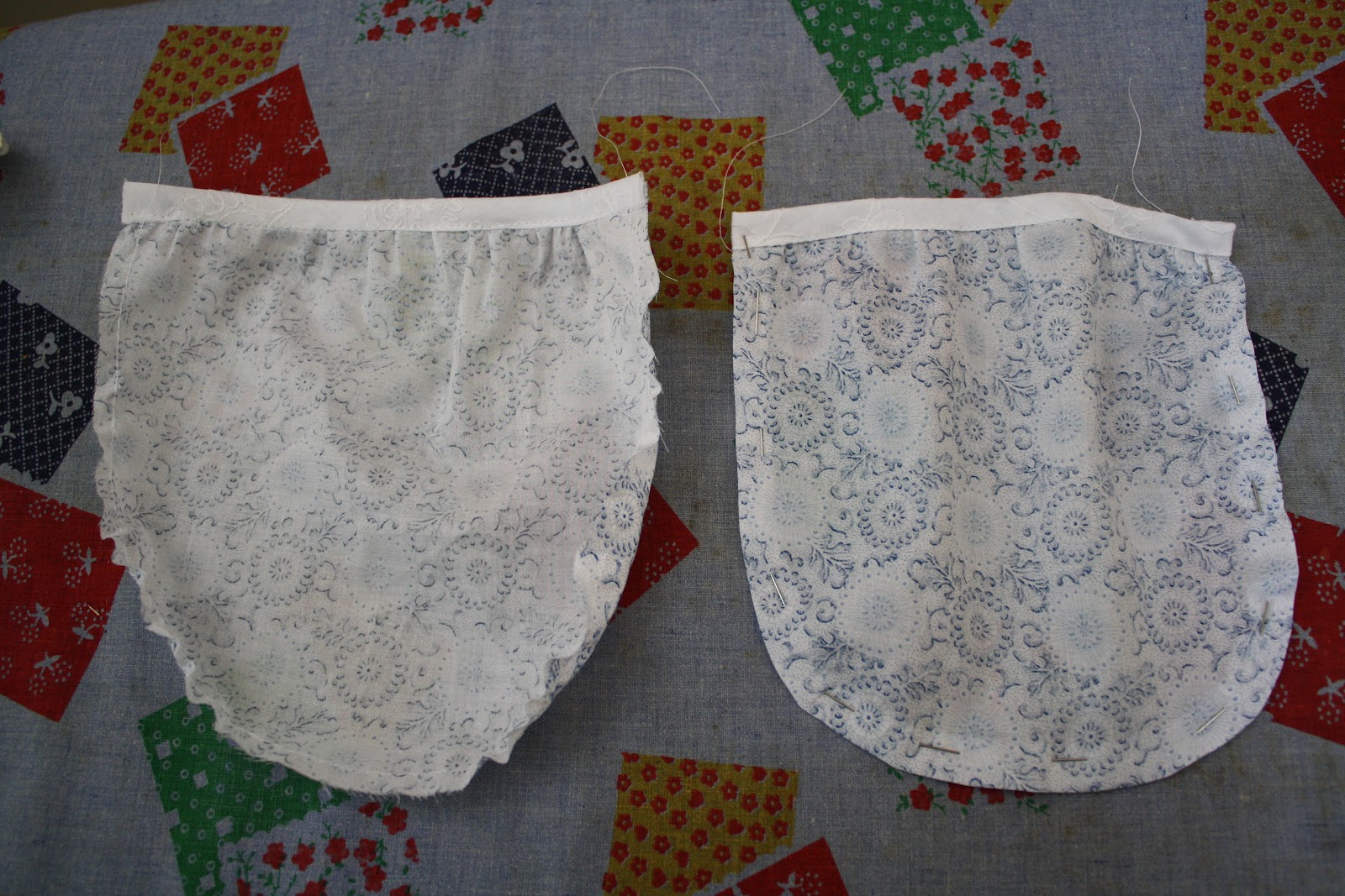 Interrupted Sutures: Sewing Curved Pockets.